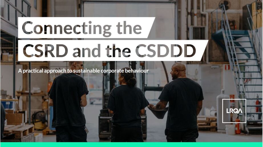 LRQA launches new report: Connecting the CSRD and the CSDDD