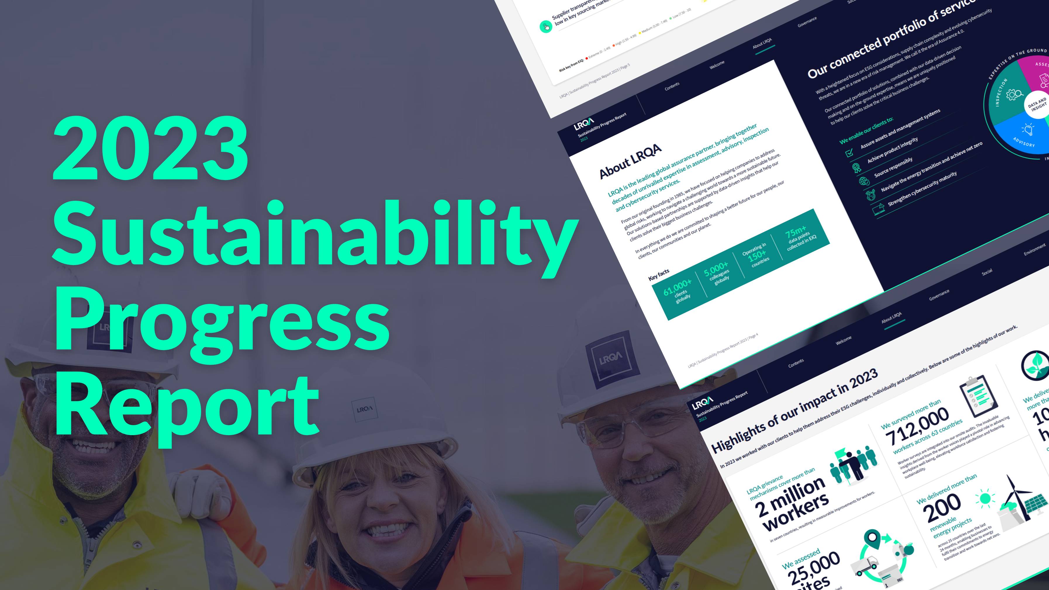 LRQA Launches Sustainability Progress Report for 2023 | LRQA SG