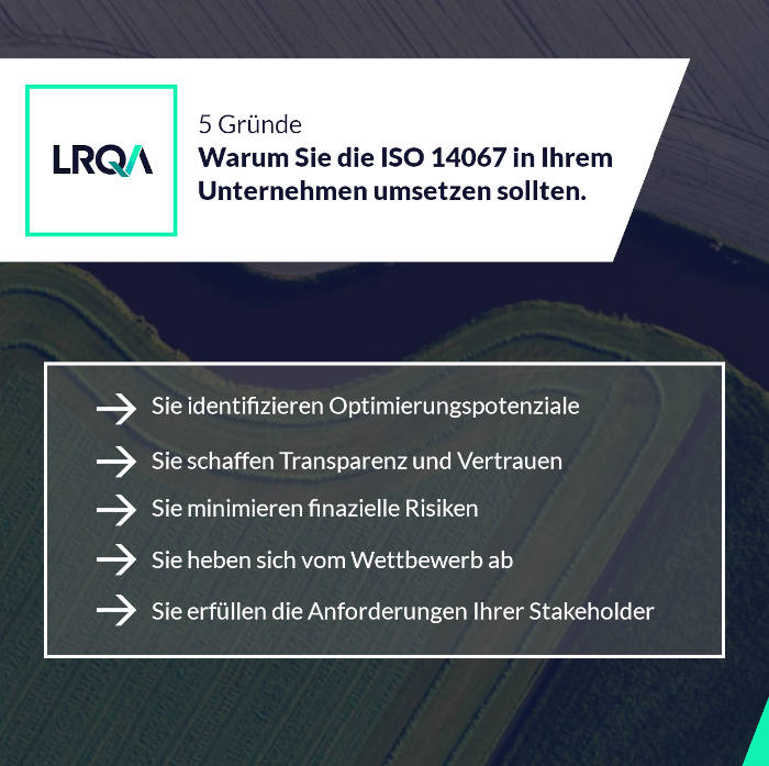 ISO 14067: Verifizierung des Product Carbon Footprint | LRQA